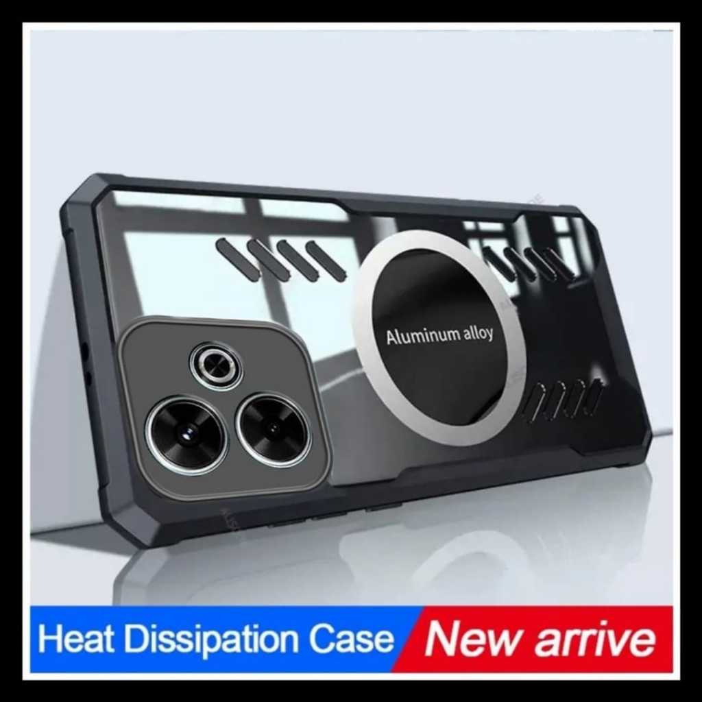 Xiaomi Casing poco M6 4G Magnetic Casing Double Air Flow Cooling Vent ...