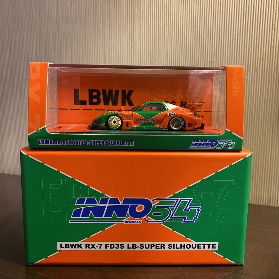 Inno64 Liberty Walk LBWK RX-7 FD3S LB Super Silhouette Malaysia Diecast ...