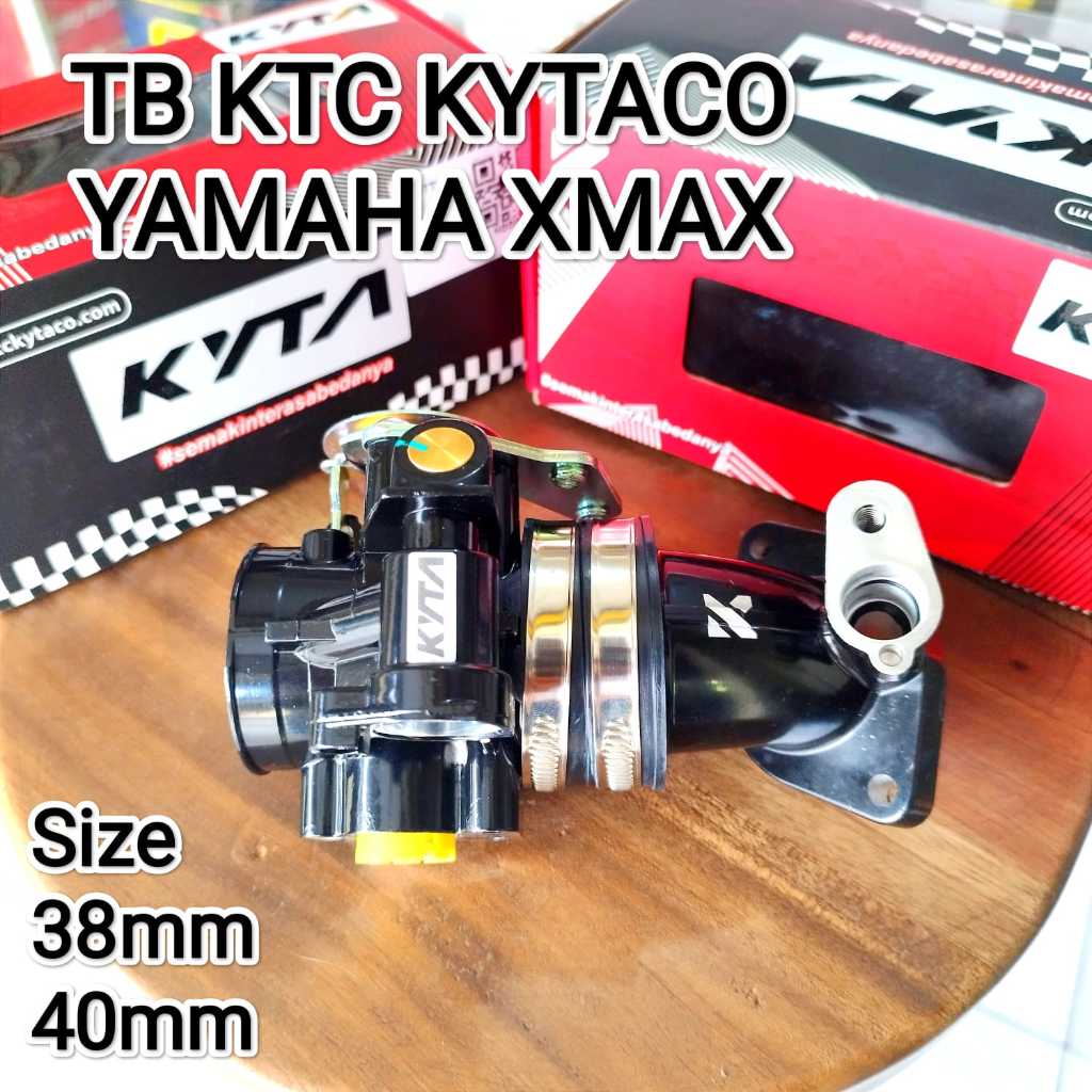 KTC Throttle Body KYTACO YAMAHA XMAX 250 300 38MM 40MM ORIGINAL KTC ...