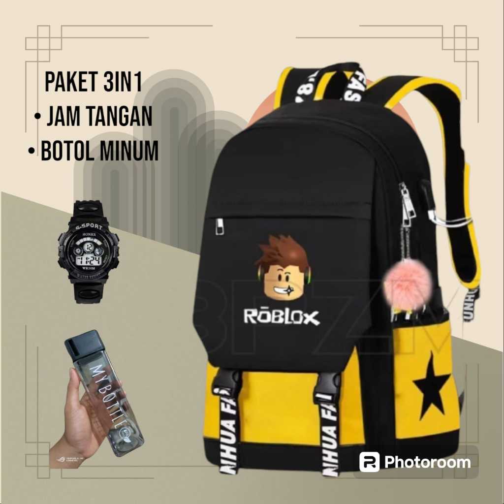 Roblox Gaming Children's Backpack Kindergarten Elementary School ...