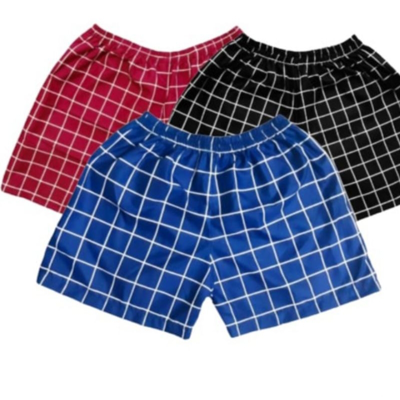 Children's boxer shorts, children's shorts with checkered and character ...