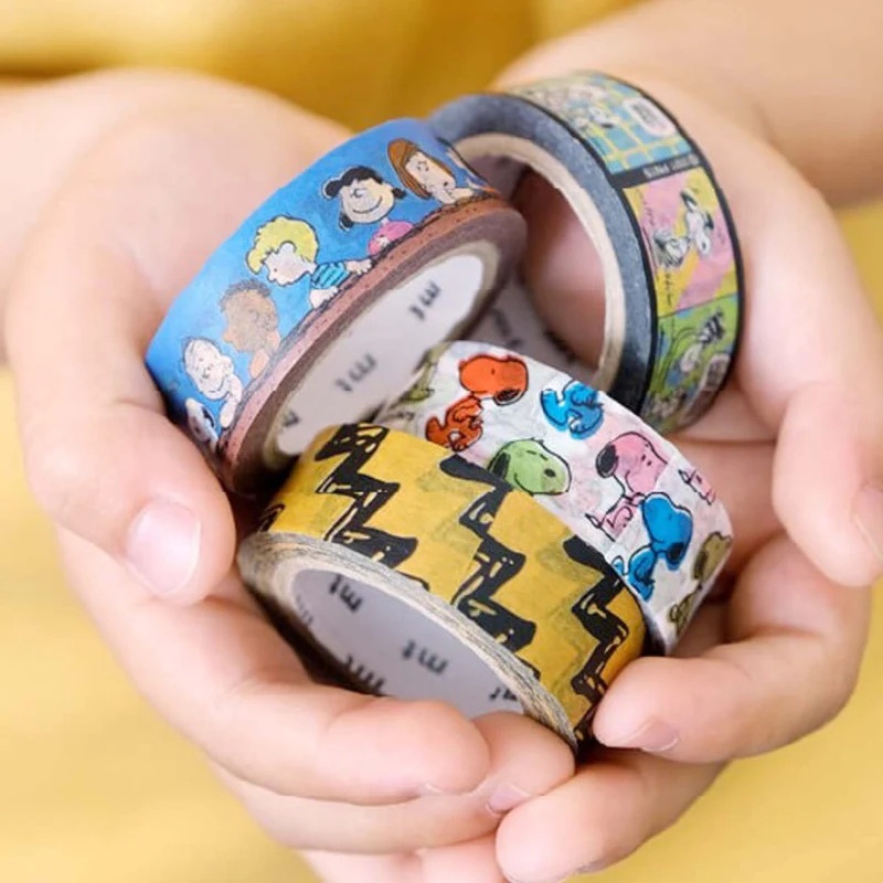 MT Masking Tape Peanuts Snoopy Adhesive Paper Tape Japanese Wide Washi ...