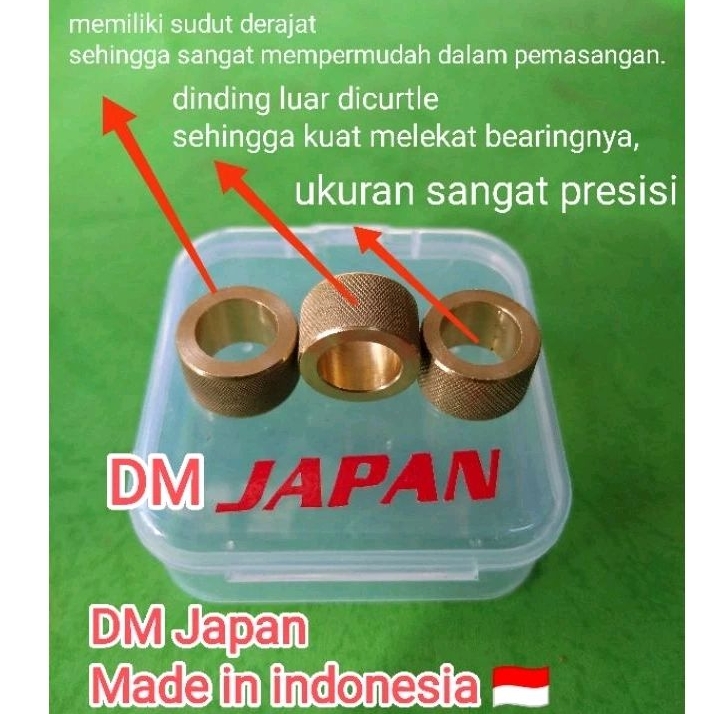 Brass bosh for honda beat vario scoopy cvt boss cover bearing 6002 ...