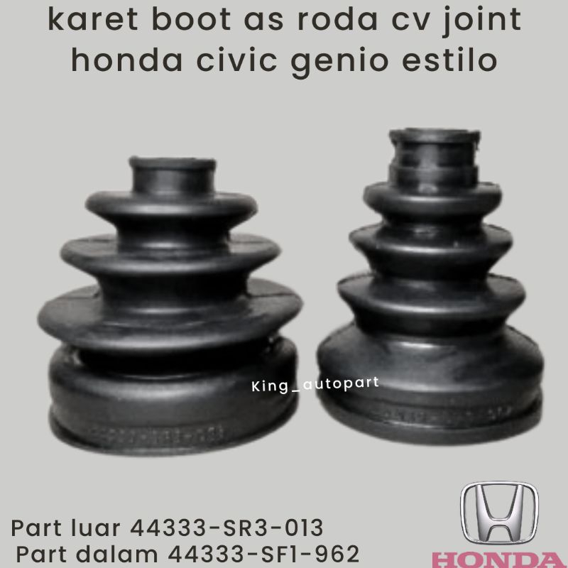 Rubber boot Axle cv joint bearing kokel honda civic genio | Shopee ...