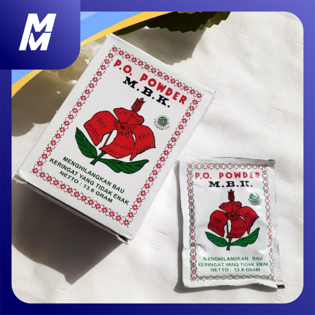 PUTIH P.o Powder Powder MBK Talc Deodorant White/Silver Retail 1 box ...