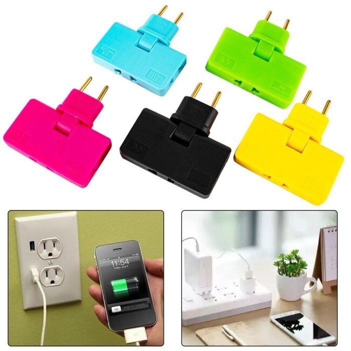 F401 3 IN 1 Folding Plug Socket/3 IN 1 Flexible Socket/Folding Power ...