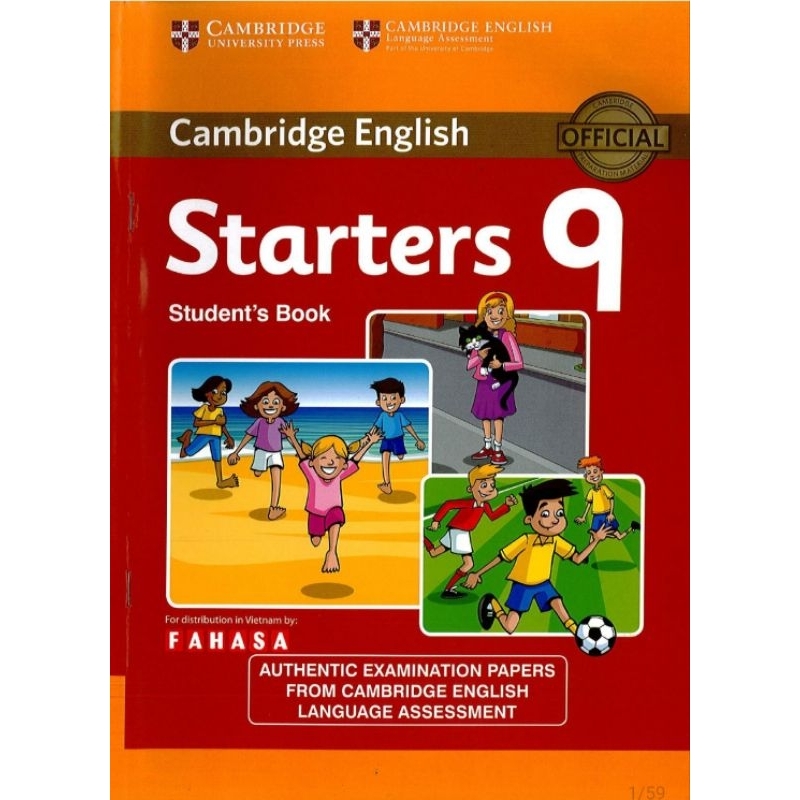 ENGLISH STARTERS 9 CAMRIDGE (FULL COLOR) | Shopee Philippines