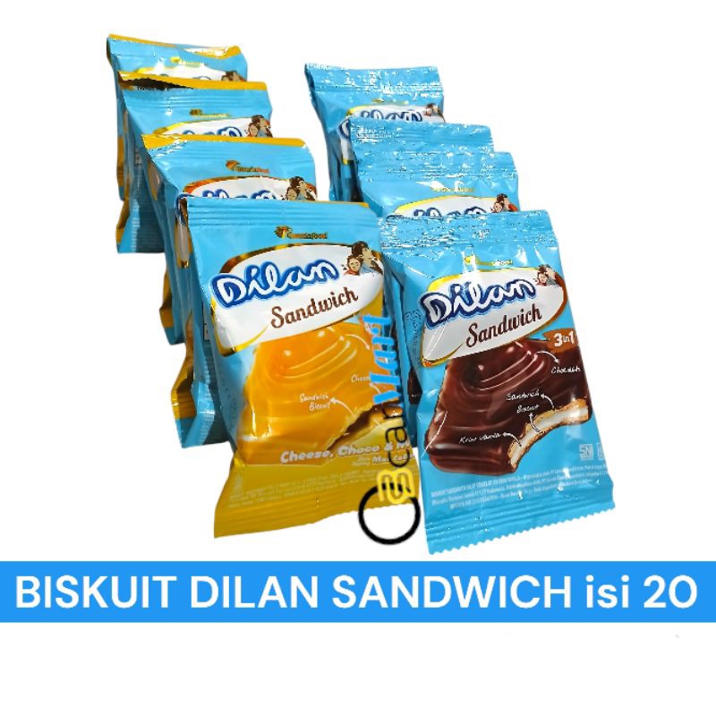 [GSVmart] DILAN CHOCOLATE BISCUITS SANDWICH contains 20 | Shopee ...