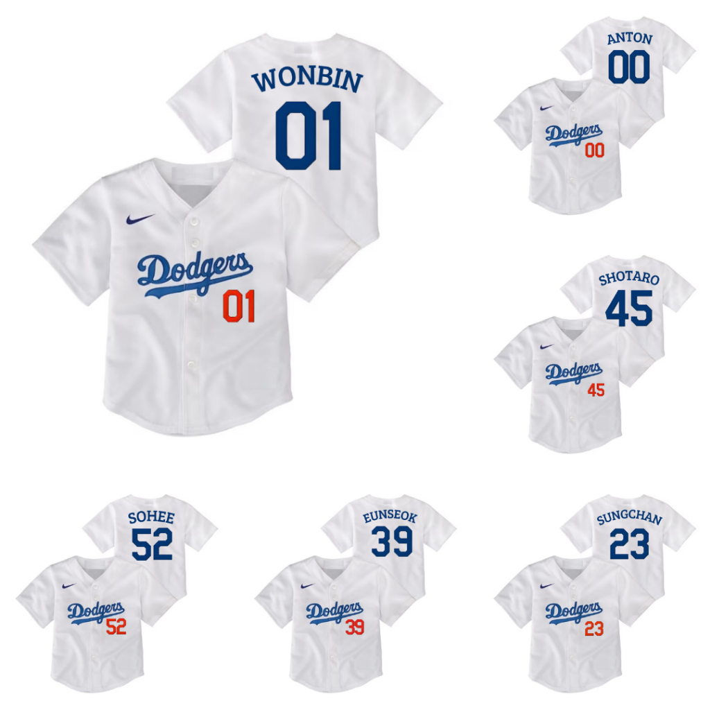 Jersey Shirt Button baseball Riize dodger Crewneck kpop korea wonbin ...