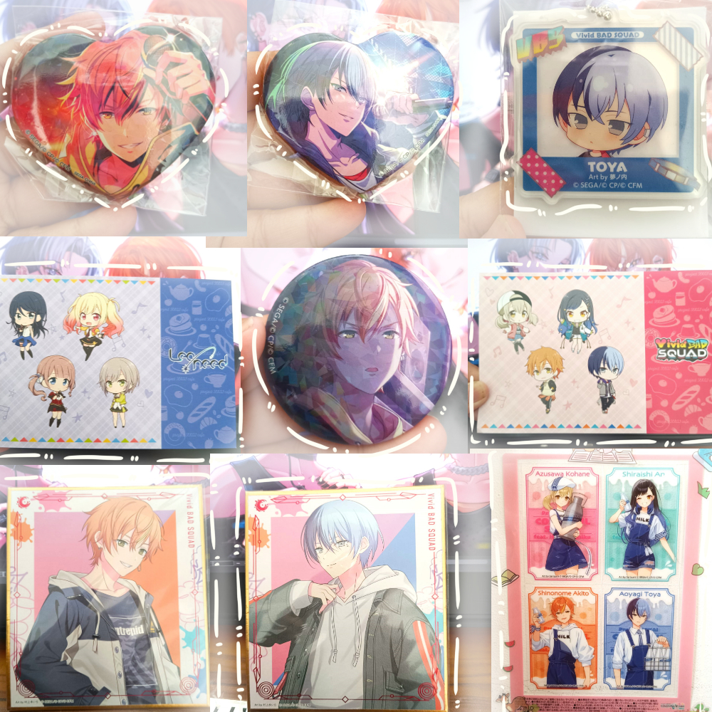 Official Project Sekai Merch Mochi Pin Badge Postcard Acrylic Shikishi ...