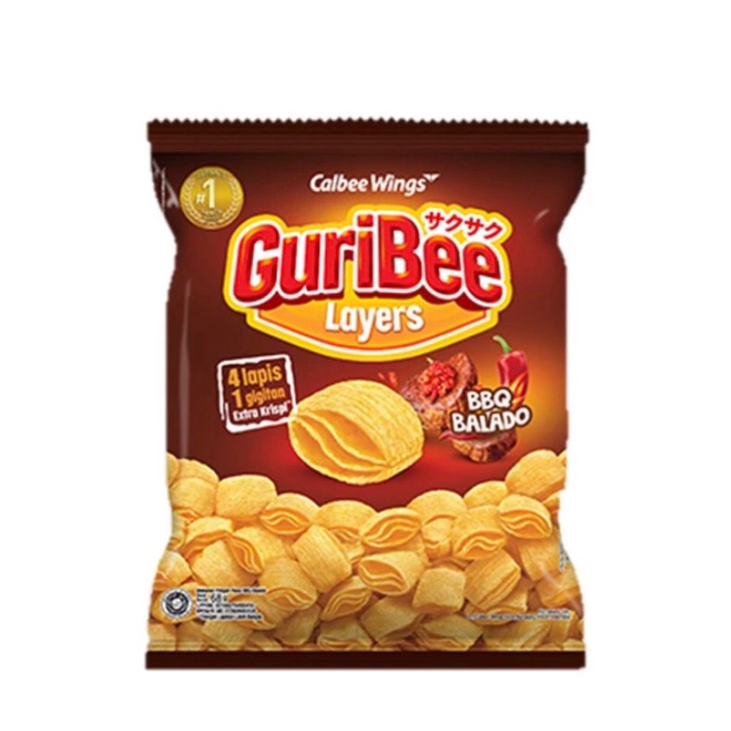 Guribee Calbee Wings Snack Balado Seaweed Cheese | Shopee Philippines