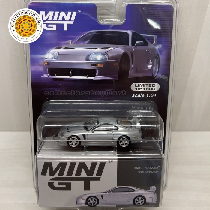 Mini GT (MGT) CHASE Toyota Supra TRD Alpine Silver Metallic No.200 New ...