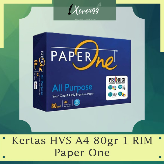 Paper One HVS A4 Paper 80 gr (1 Ream/500 Sheets) | Shopee Philippines