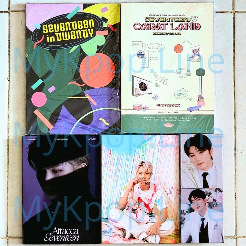 Photobook PC Booklet Seventeen Wonwoo Woozi Official PB Caratland ...