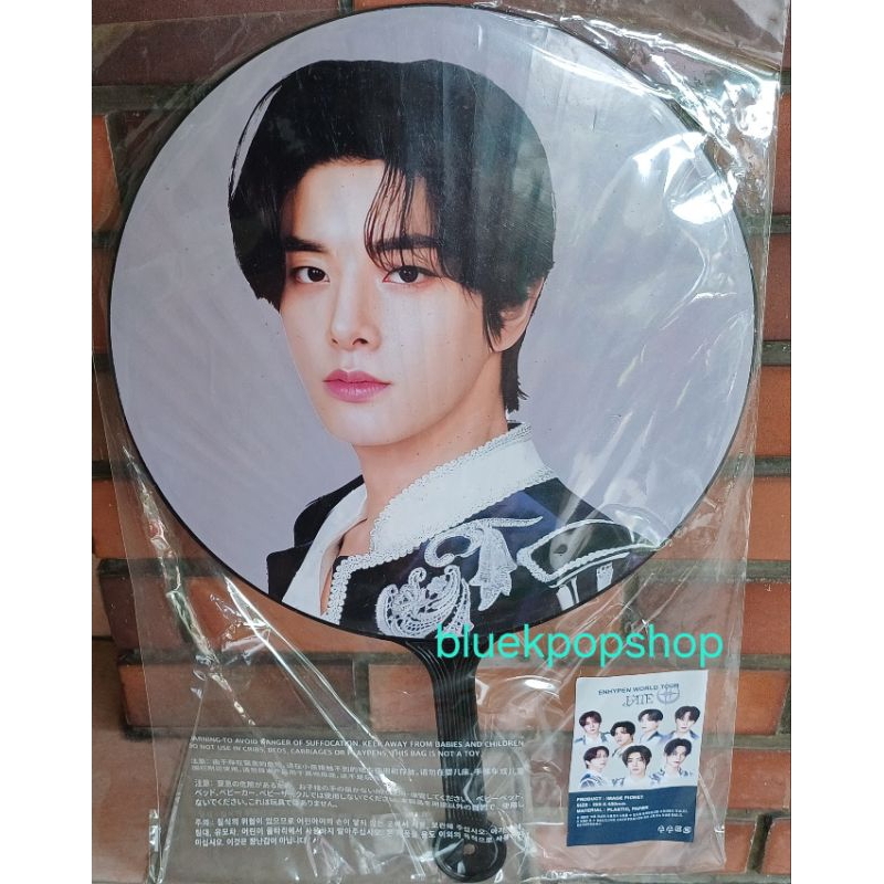 Concert Merch Kpop Uchiwa Fan Jumbo 30cm ENHYPEN - FATE SungHoon NiKi ...