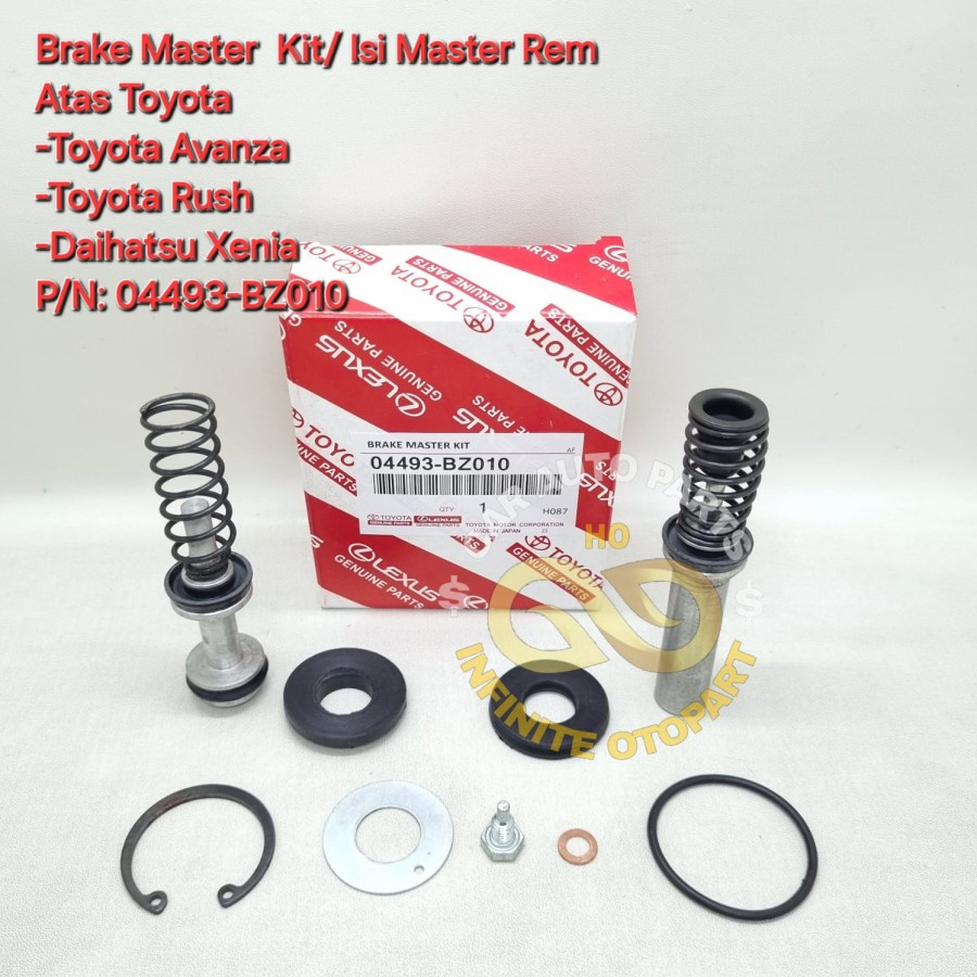 BM KIT BRAKE MASTER CONTENTS FOR BRAKE MASTERS FOR AVANZA XENIA RUSH ...