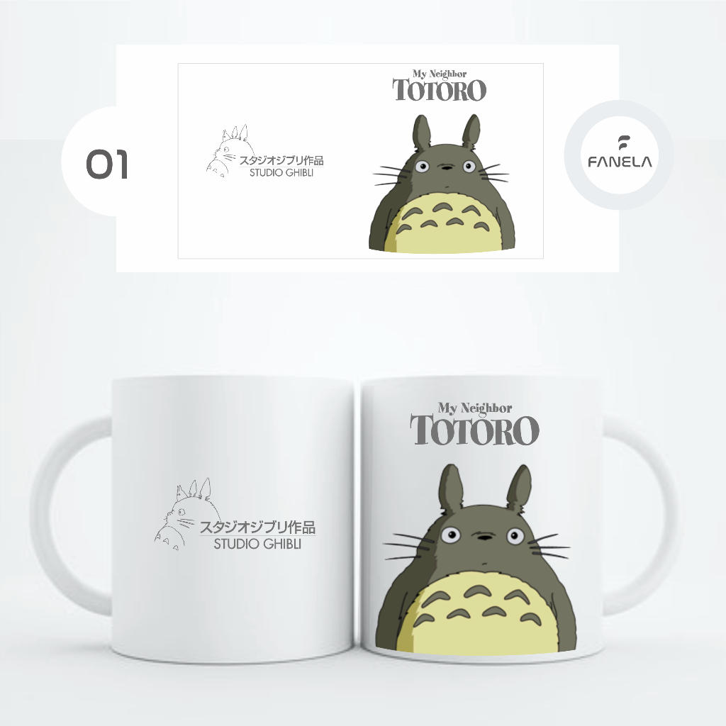 Totoro Coffee Glass mug totoro mug studio ghibli totoro Glass | Shopee ...