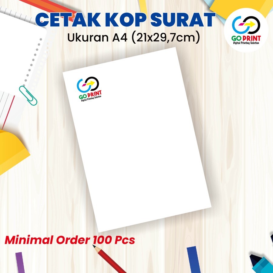 Print Full Color F4 A4 Letterhead | Shopee Philippines