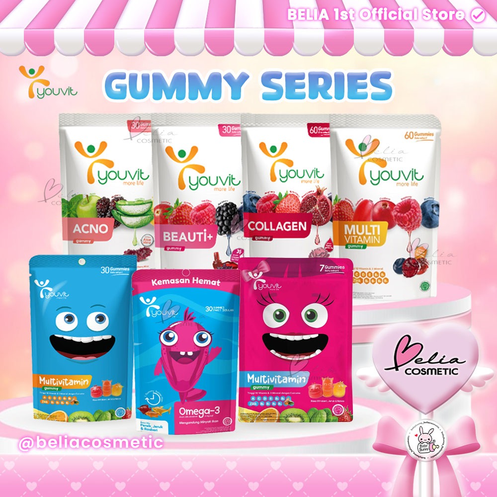 Belia YOUVIT More Life Gummy Practical Series Packaging | 7gummies ...