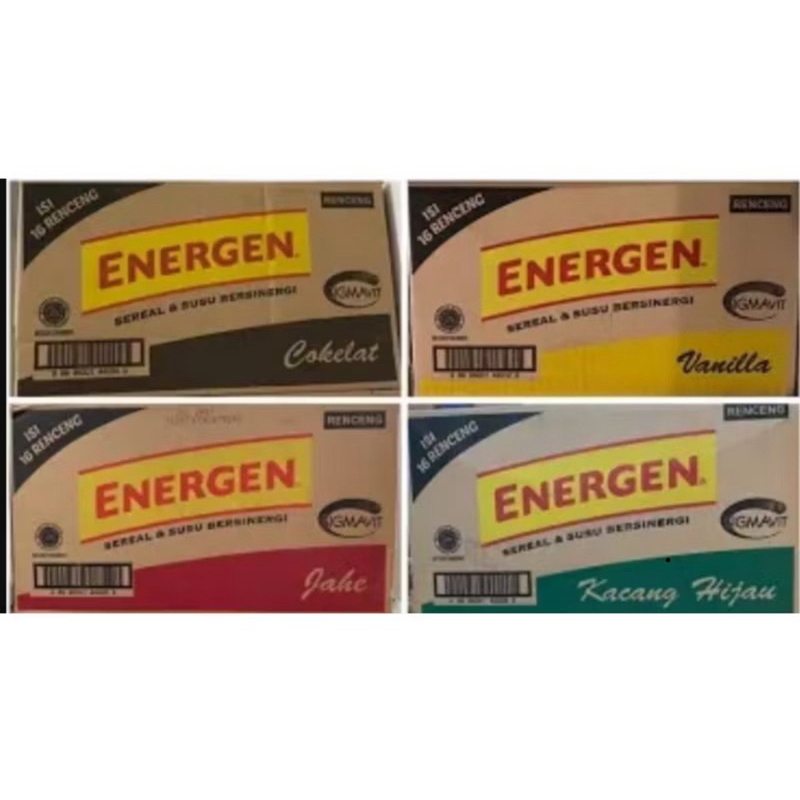 Energen Cereal Chocolate / Green Beans / Ginger / Vanilla / Dates (one ...