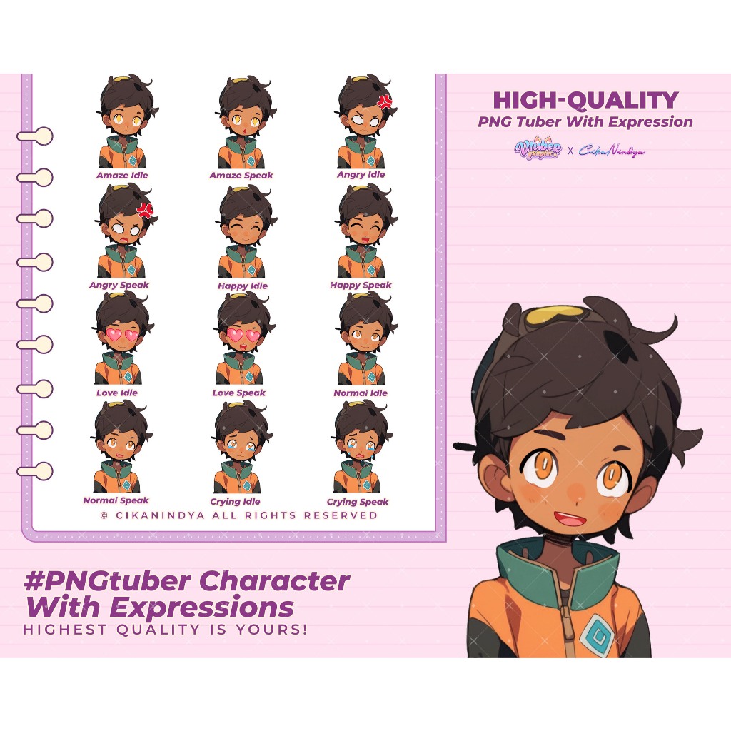 Exclusive PNG Tubers for More Interactive and Fun Streaming, Creative ...