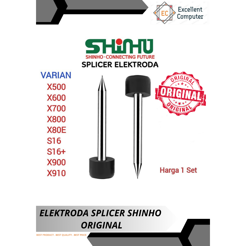 Shinho Splicer Elektroda / Original Shinho Splicer Electrode | Shopee ...