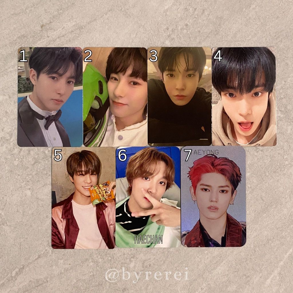 Nct Official Photocard PC Jeno Renjun Doyoung Haechan Taeyong We Boom ...