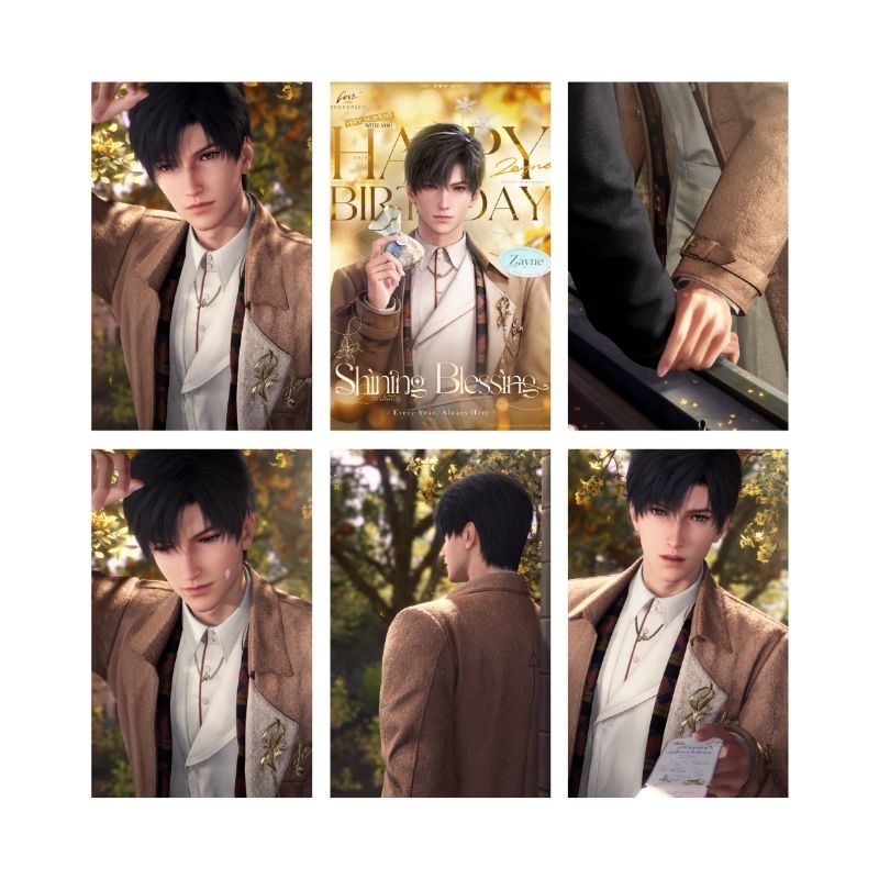 Zayne Birthday Photocard Zayne Photocard Love And Deepspace | Shopee ...