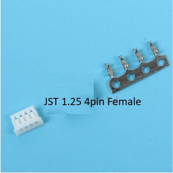 JST 1.25mm 4-Pin Micro Connector Plug Female Male 4Pin 4P Connector | Shopee Philippines
