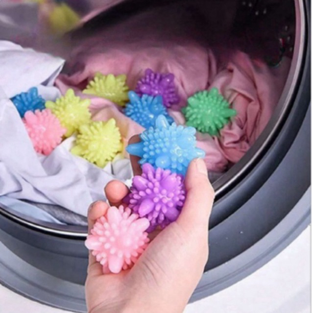 MESIN 10pcs MAGIC LAUNDRY BALL CLEANING Rubber Balls Washing Machine ...