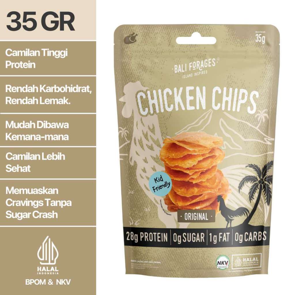 Chicken Chips Original Crispy Bali Forages Crispy Chicken Meat Chips ...