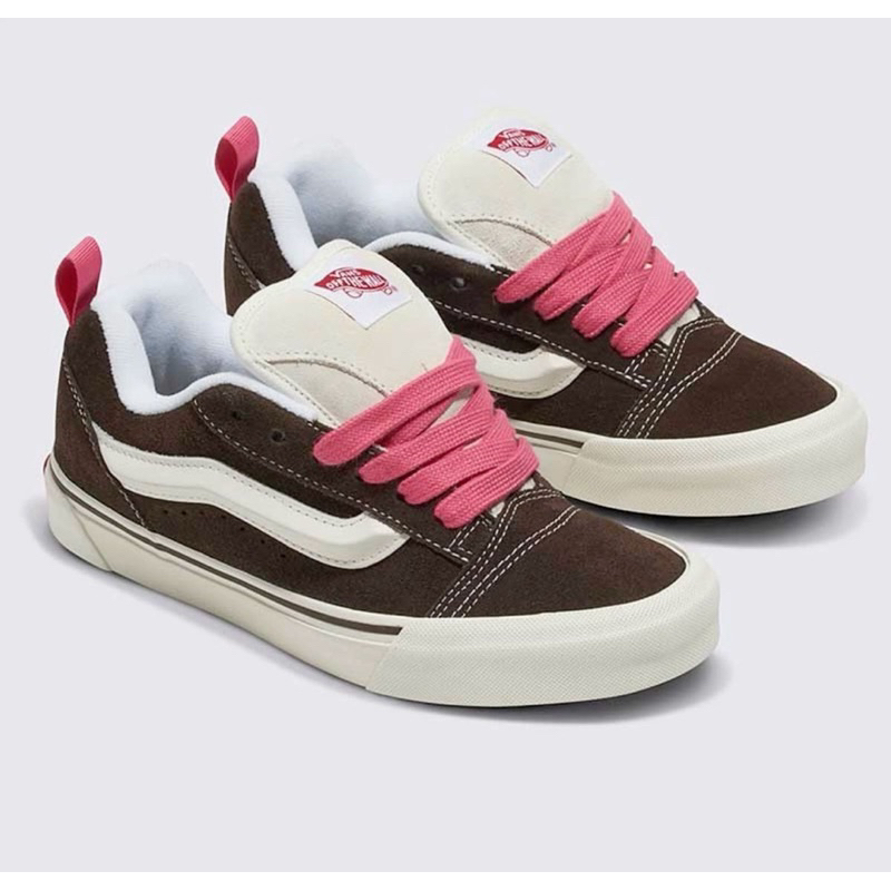 Vans knu skool brown pink original guarantee | Shopee Philippines