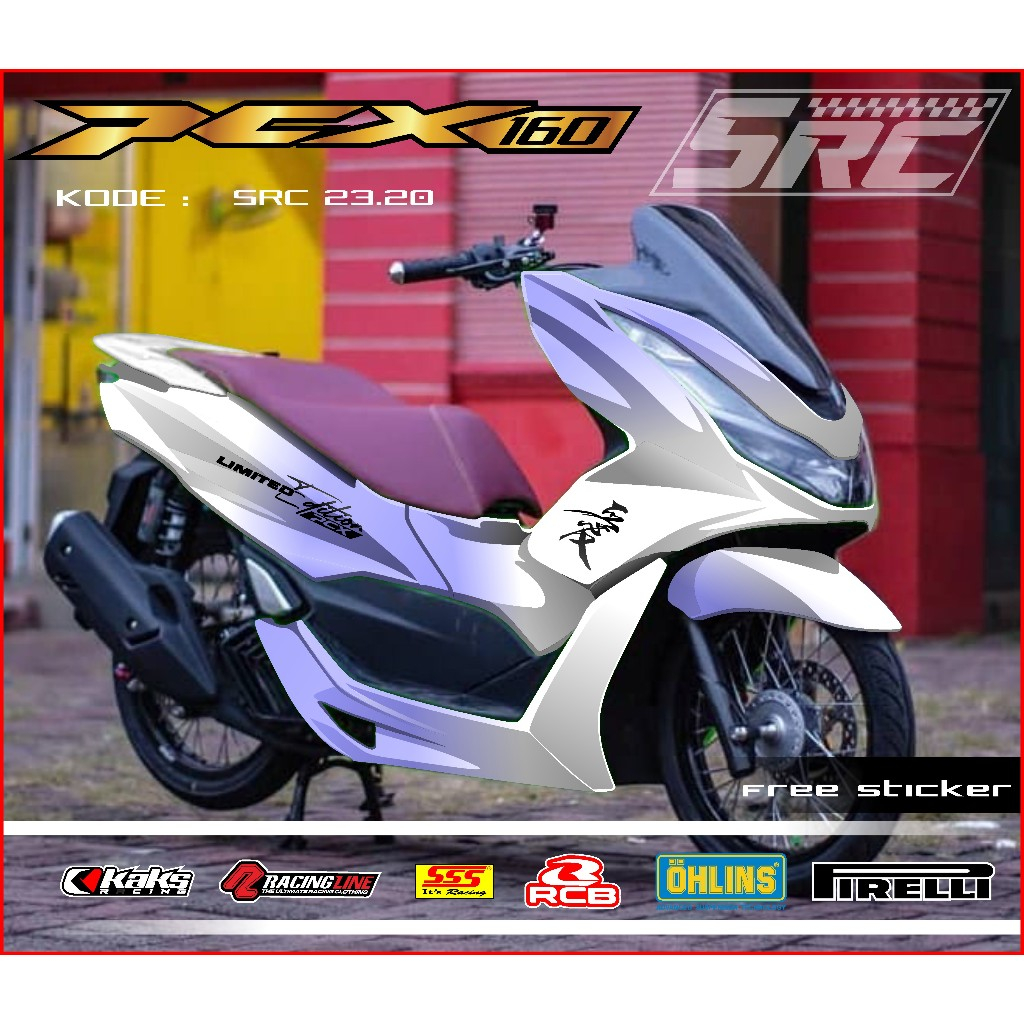 Honda Pcx 160 Full Body Sticker Decal 2021 2022 2023 2024 Full Body ...