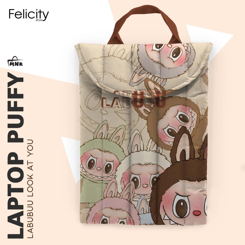 Labubu l puffy LAPTOP l puffy SLEEVE l labubu VIRAL l puffy pumpkin ...