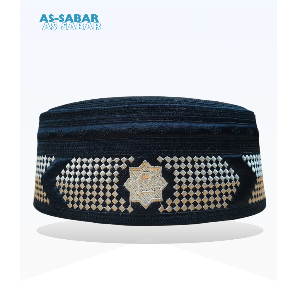 HITAM As-sabar - Black Songkok Hajj Peci Combination with Modern ...