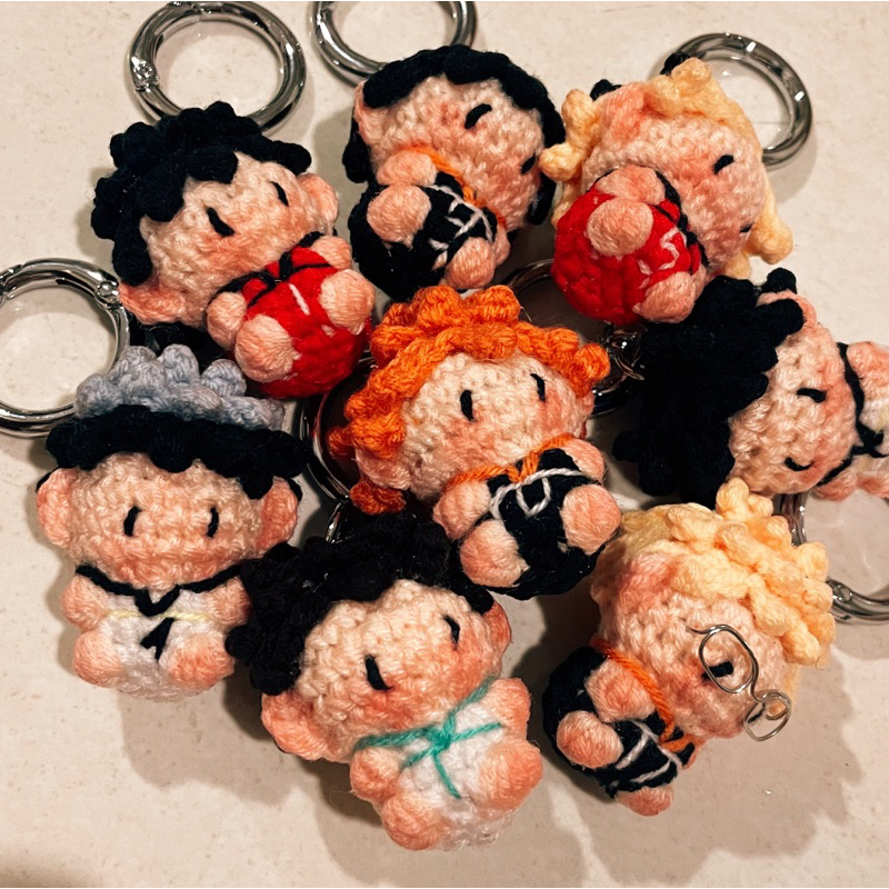 Haikyuu anime crochet keychain | Hinata kenma bokuto Sugigara ...