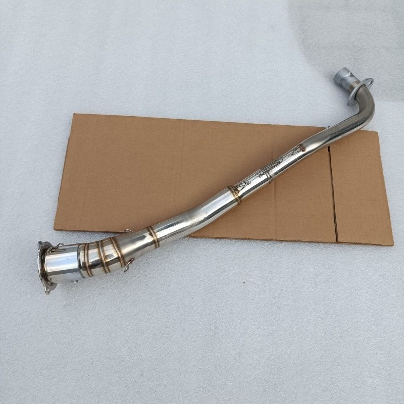 Big elbow pipe and adapter in 51mm for xrm 125 xrm 100/110 wave 100/110 ...