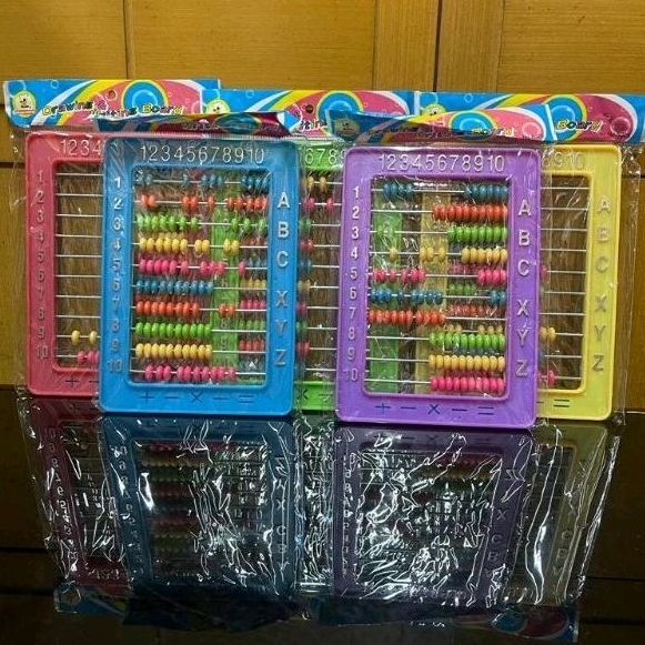 Large Leg Abacus, Children's Calculating Tool Toy. Colored Plastic ...