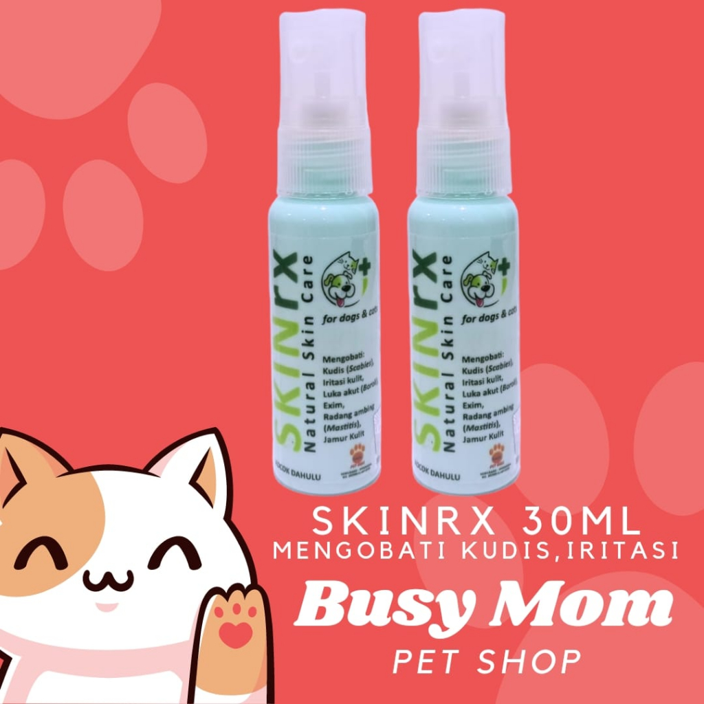 Skinrx Spray 30ml Medicine For Animal Skin Cat Dogs Herbal Safe To Lick ...