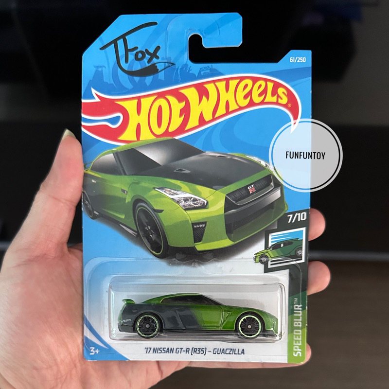 Hotwheels Hot Wheels 17 Nissan GT-R R35 Guaczilla | Shopee Philippines