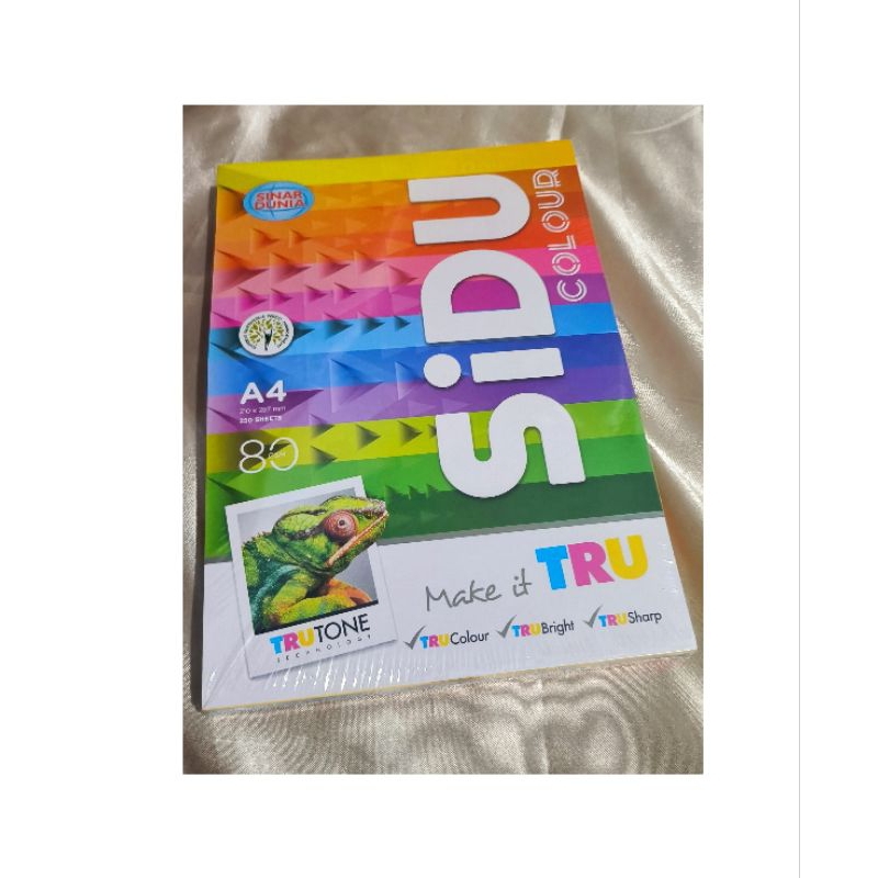 Colorful HVS Paper, A4 size, weighing 80 gsm, 80 grams, Color Paper mix ...