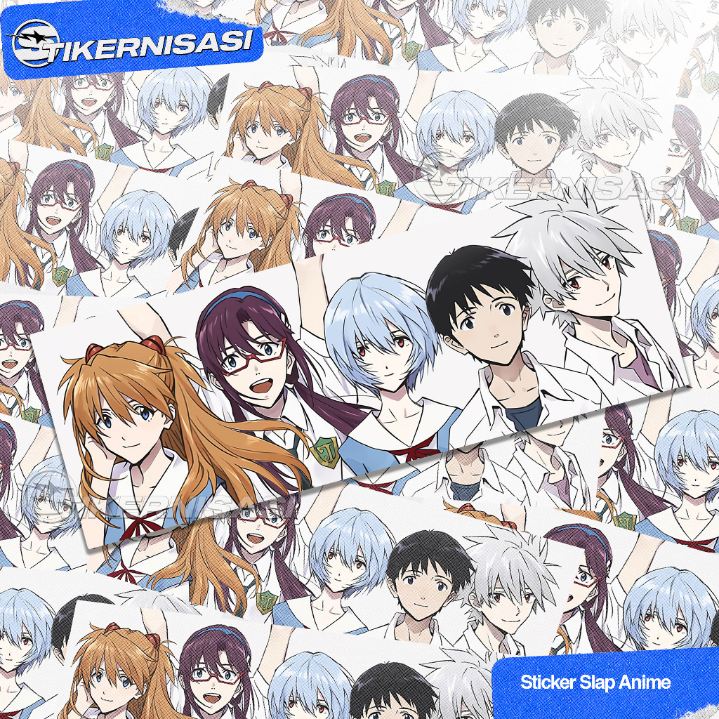 Evangelion Anime Slap Stickers | Shopee Philippines