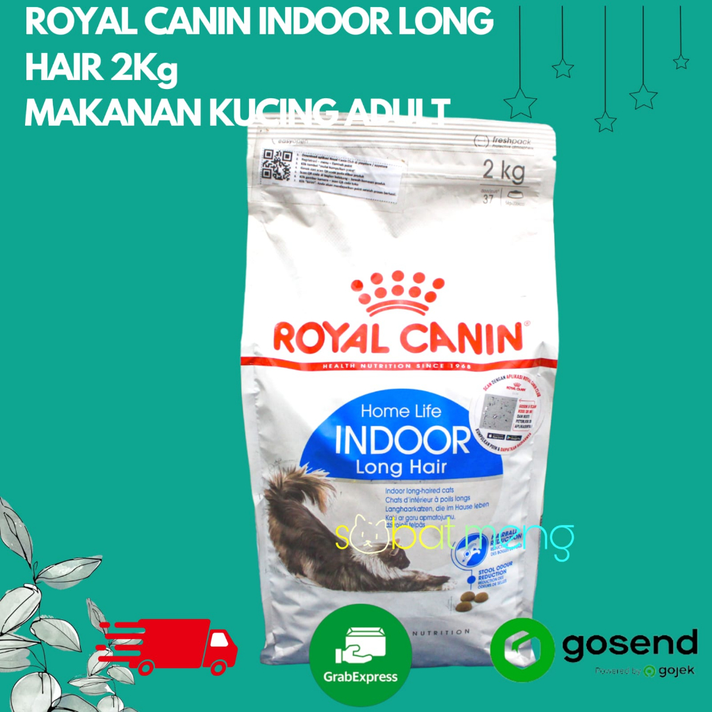 Royal CANIN INDOOR LONG HAIR 2KG | 2kg LONGHAIR RC Cat Food | Shopee ...