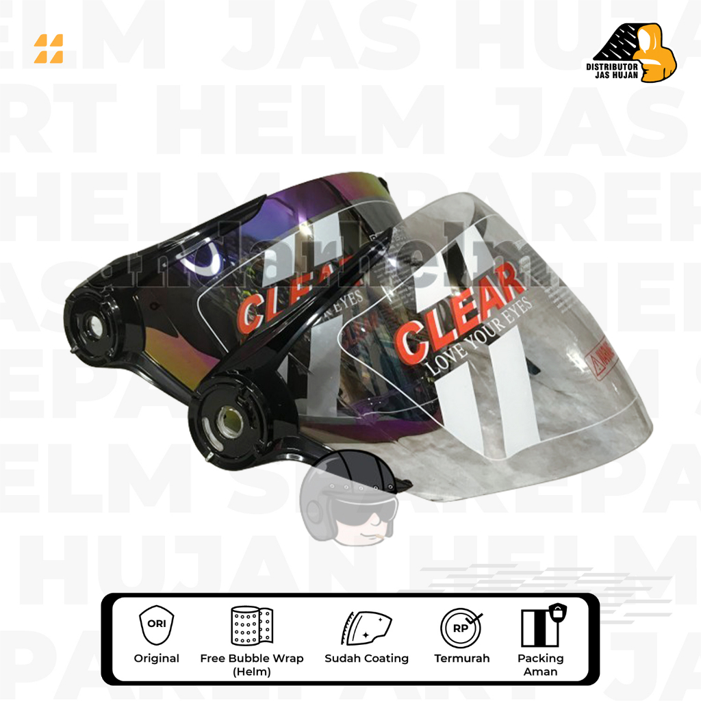 NHK GLADIATOR VISOR / CLEAR REVENTOR ORIGINAL CLEAR | Shopee Philippines