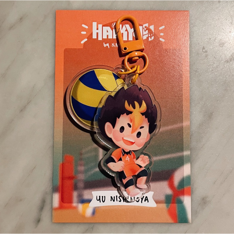 Haikyuu keychain | Hinata, kei tsukishima, kageyama, yu nishinoya ...
