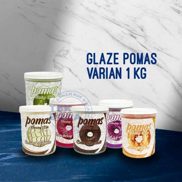 Glaze Pomas 1 Kg (Montile, Chocolate, Taro, Cheese, Strawberry, Green ...