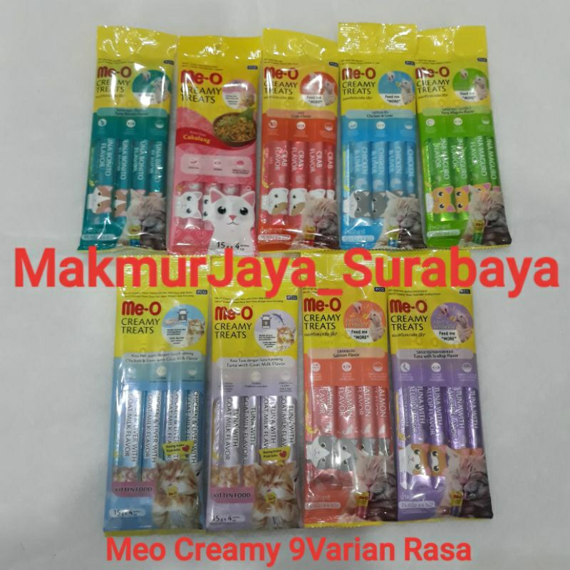 Meo Creamy Treats Cat snacks (4x15gr) | Shopee Philippines