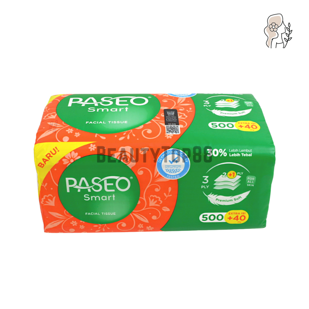Paseo Smart Tissue contains 540 Sheets / 3 Layer Facial Tissue | Shopee ...