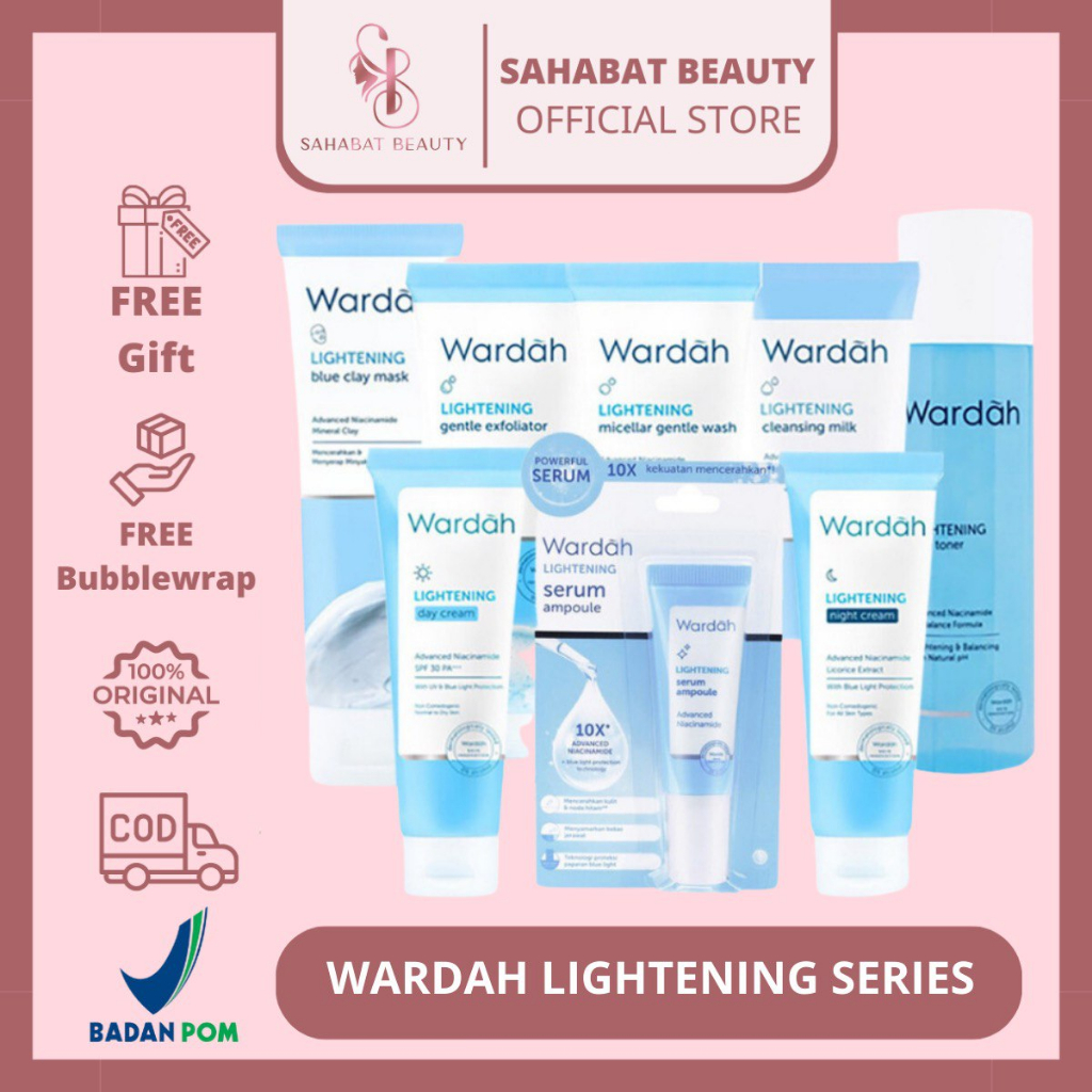 Wardah Lightening Series (FREE GIFT) | Shopee Philippines