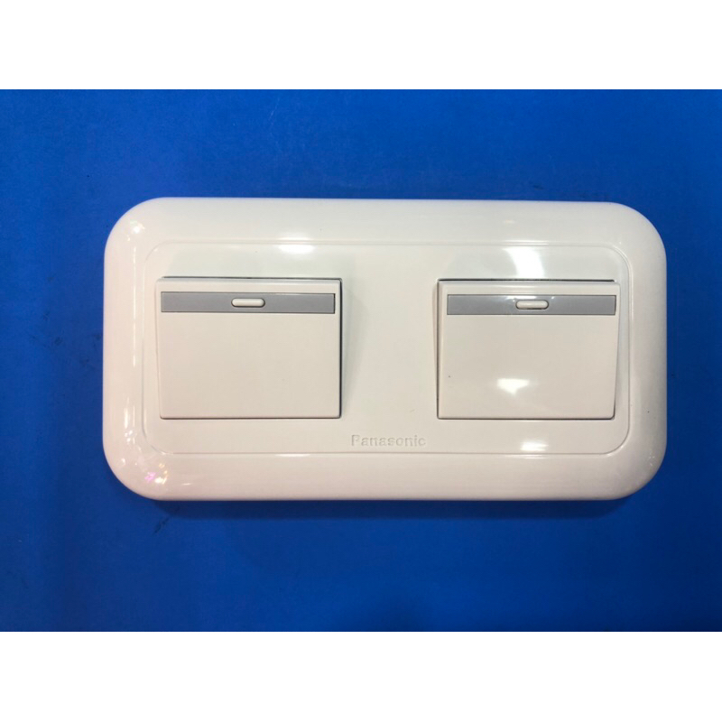 Panasonic 2-gang double Single Switch | Shopee Philippines